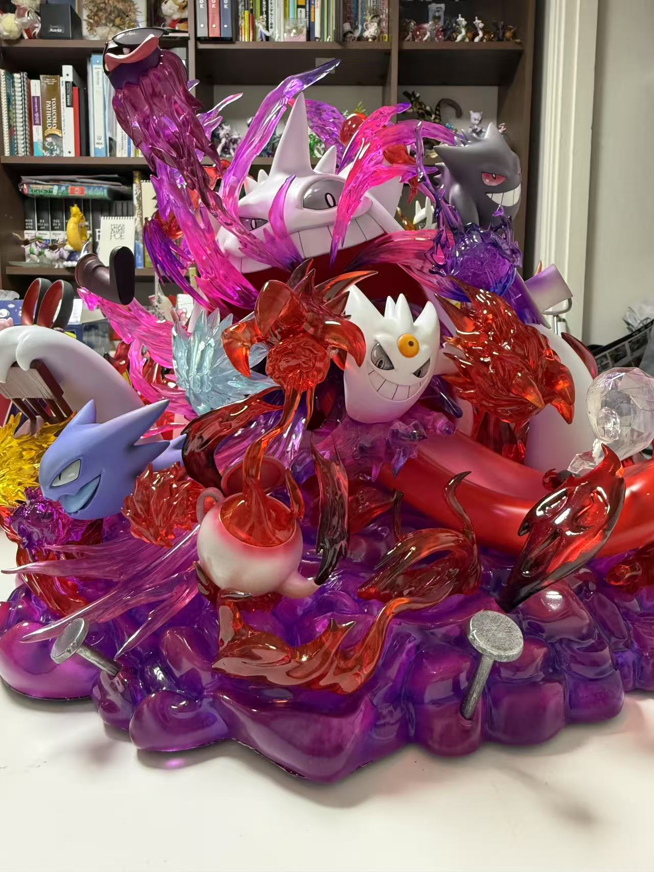[OVERSEAS STOCK] Pokemon - WB Studio - Gengar Family - White Version ...